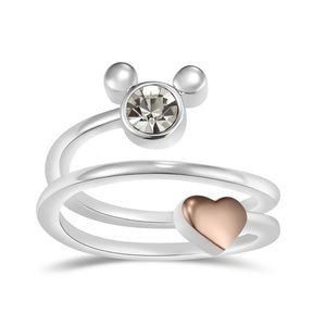 Disney | Jewelry | Disney Mickey Mouse Adjustable Ring Silver By ...